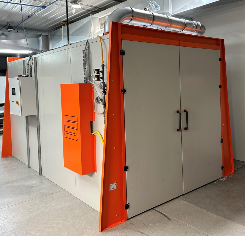 Schubox Catalytic IR Paint Curing System - Panel Wood Machinery